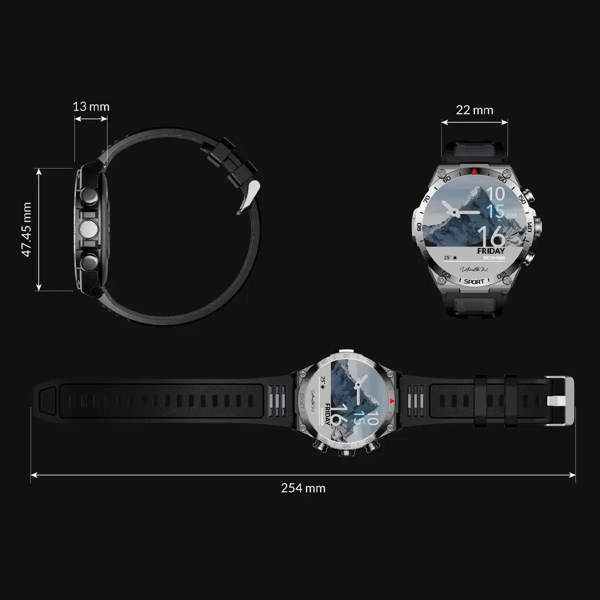 بررسی، قیمت و خرید ساعت هوشمند گلوریمی مدل Glorimi K2 - موبونیاز